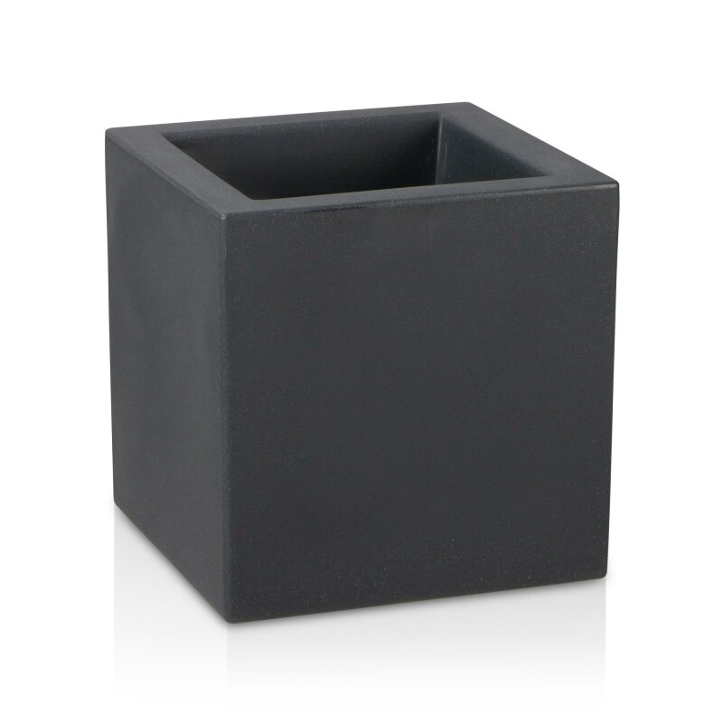 Pflanzkubel Kunststoff Anthrazit